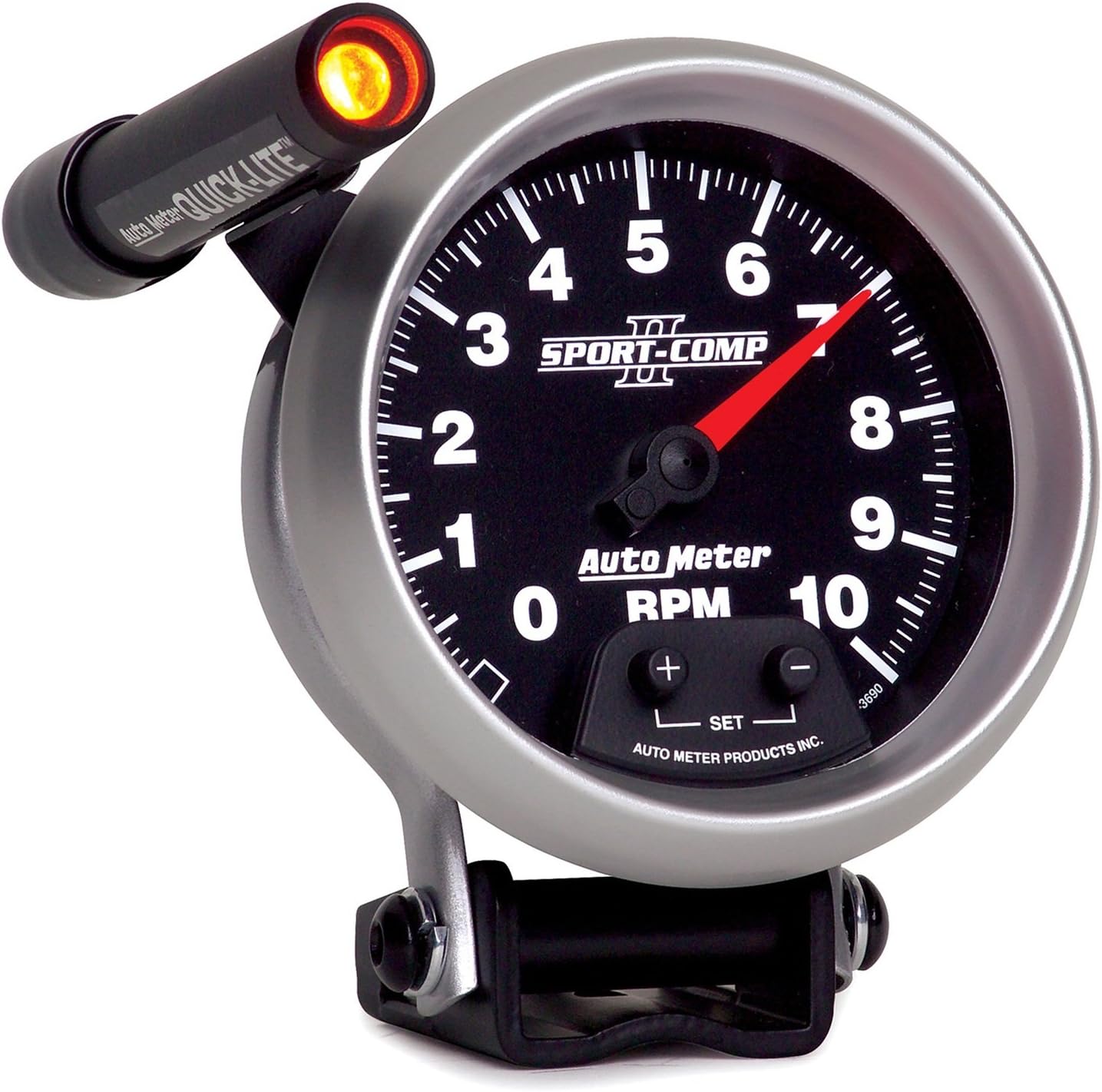 Amazon.com: Auto Meter 3708 Sport-Comp Mini Competition Tachometer,2. ...