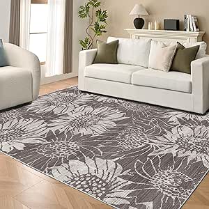 Amazon.com: 8x10 Large Area Rugs for Living Room,Non Slip Vintage Boho ...