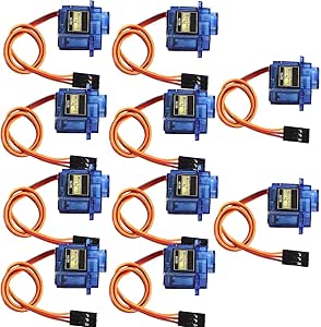 10 pezzi SG90 9G Mini Micro Servo, Micro Servo, controllo elicottero ...