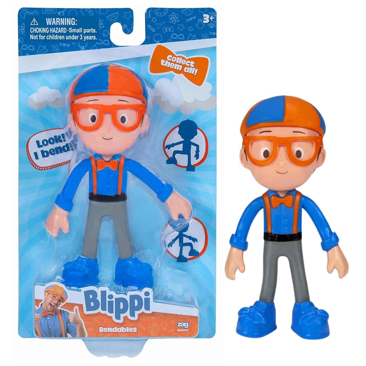 Buy Blippi Bendable 5" 13cm Play Figures Online at Low Prices in India ...
