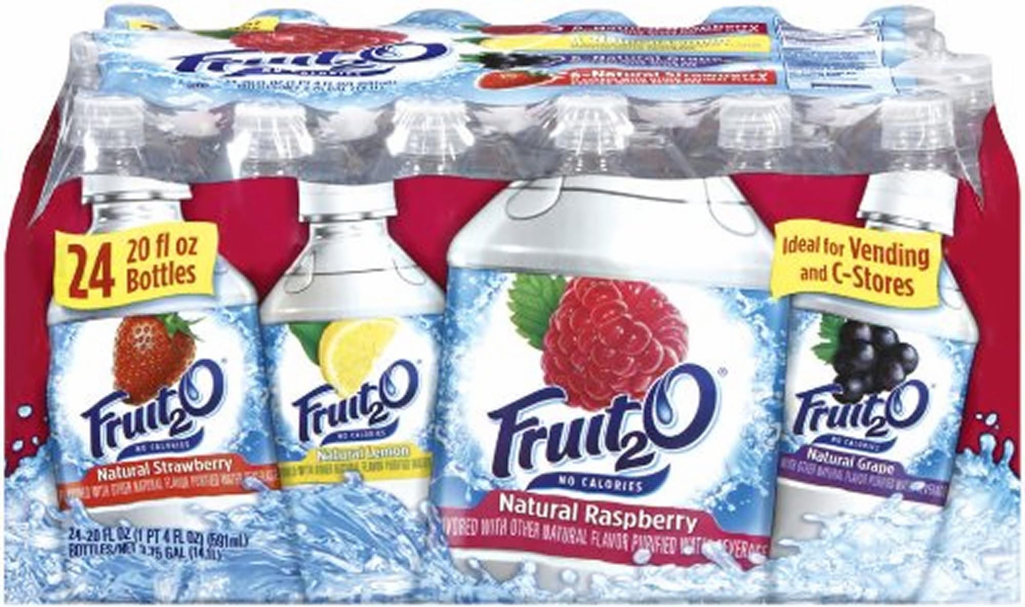 Amazon.com : Fruit2O Zero Calorie Flavored Water 20 Piece Variety Pack ...