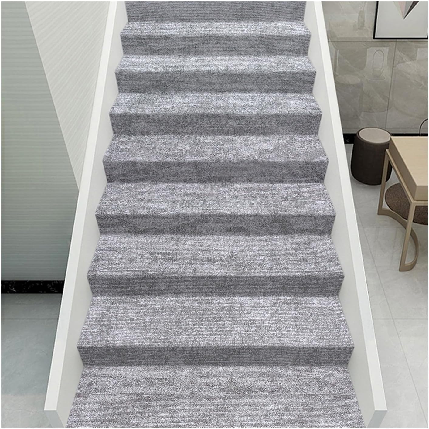 Self-Adhesive Stair Treads Carpet Roll - Waterproof Anti-Slip Stair ...