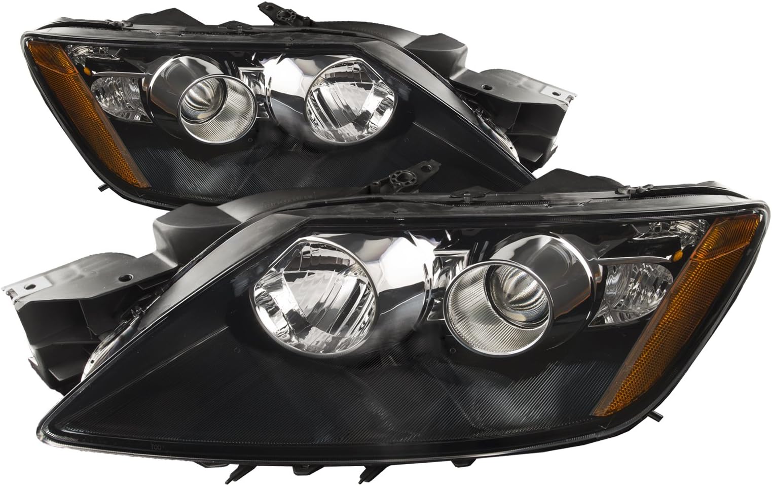 Amazon.com: PERDE Headlights Compatible with Mazda CX-7 2012 Black ...