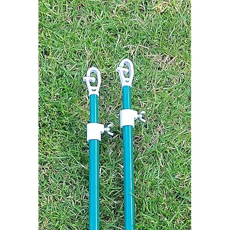SAIF 2pk Prop Normal Metal Galvanised Garden Washing Line Outdoor ...