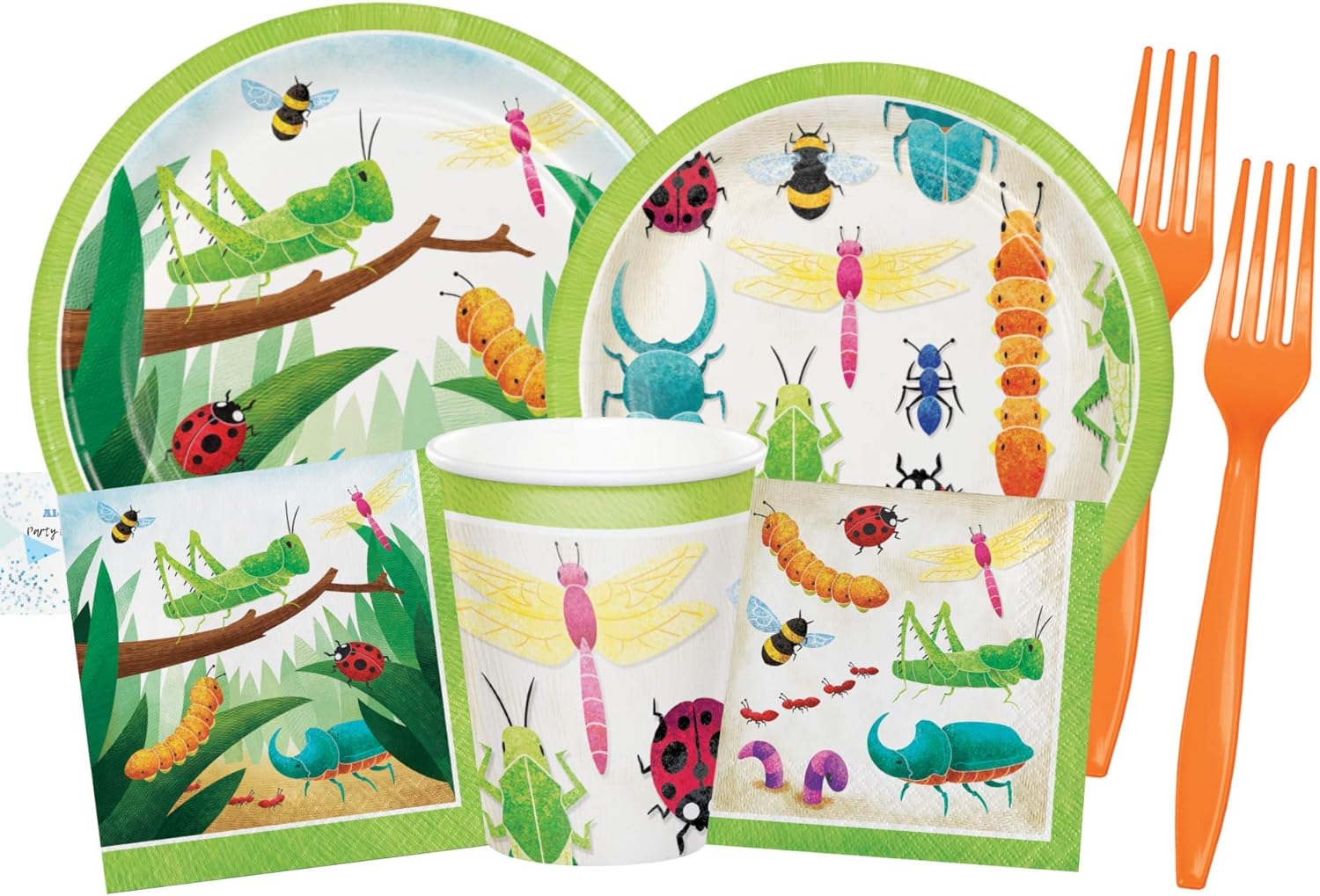 Amazon.com: Bug Party Supplies and Decorations - Bug Party Plates and ...