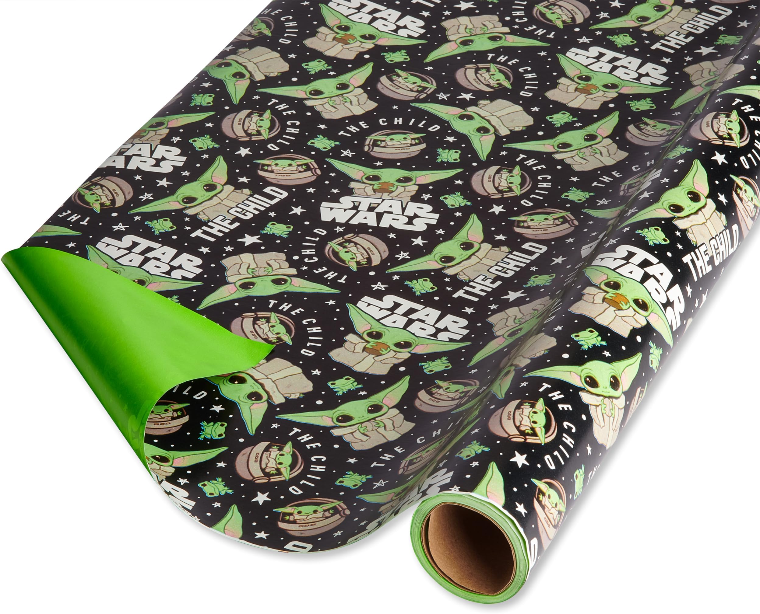 Amazon.com: Star wars 2 sheets of gift wrap and 2 gift tags : Health ...