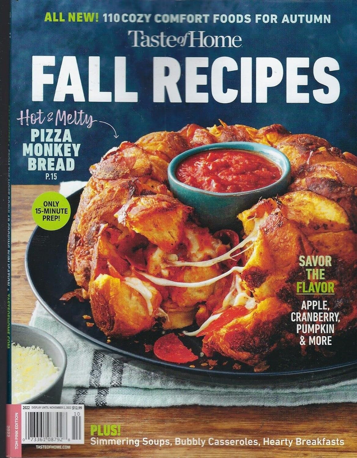 Taste of Home Special 2022 Fall 110 Recipes: generic: Amazon.com: Books