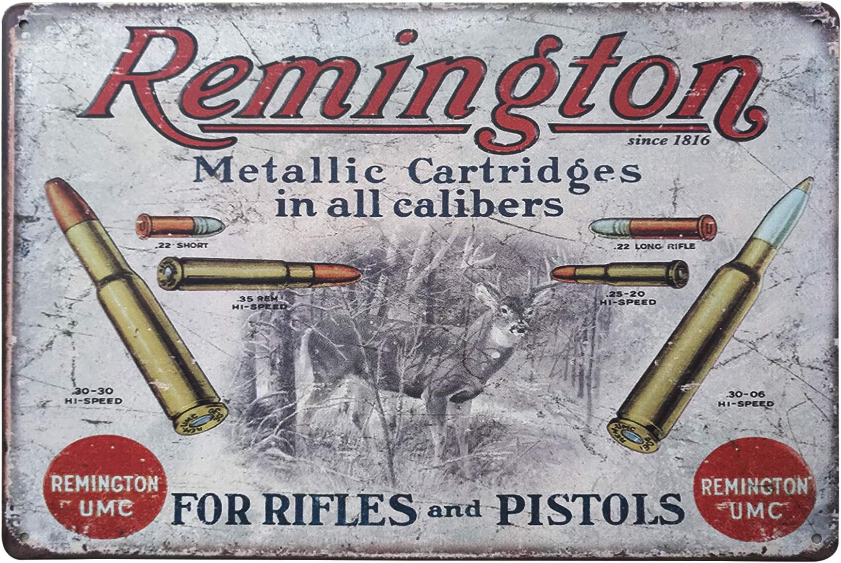 Amazon.com : Collector's Edition Historical Firearms Metal Tin Sign ...