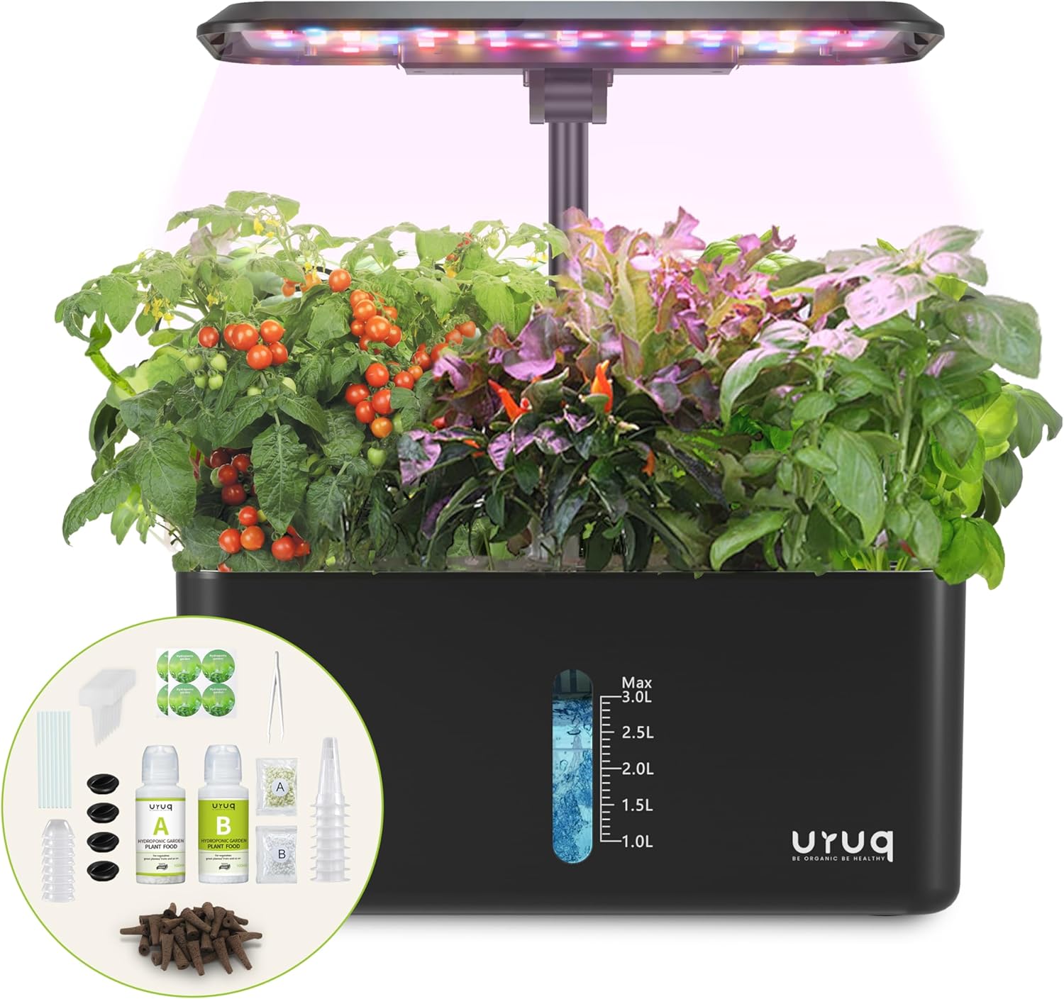 Amazon.com: URUQ Hydroponics Growing System Garden: 8 Pods Indoor Herb ...