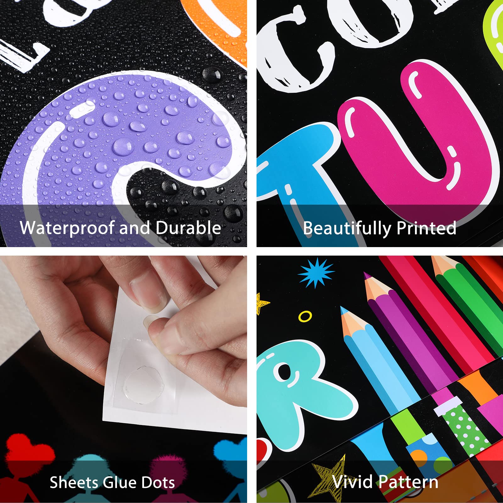 Snapklik.com : 4 Pack Bienvenidos Spanish Sign Welcome Banner ...