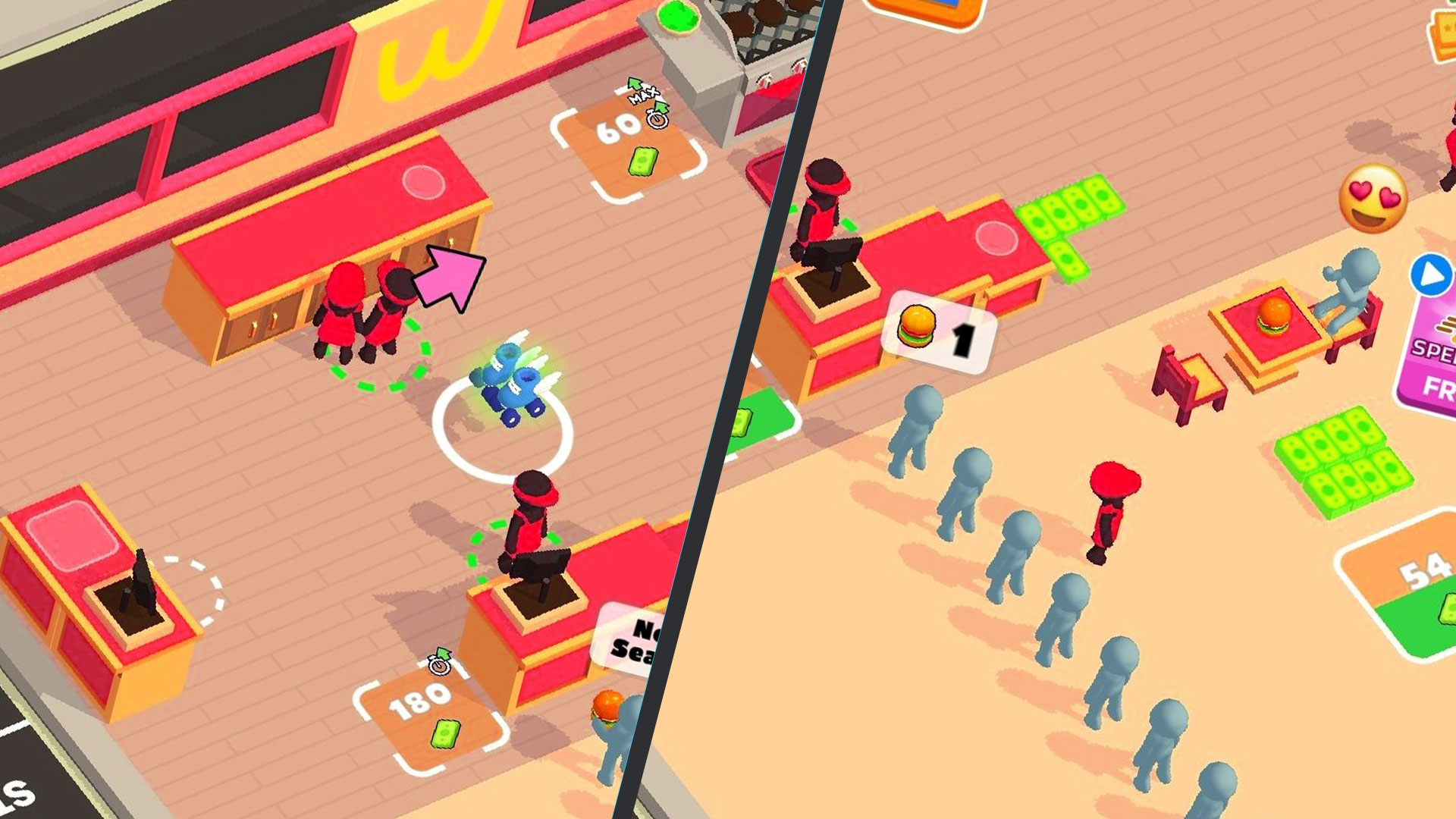 Idle Burger Restaurant Rush: Burger Empire Business Tycoon Game - App ...