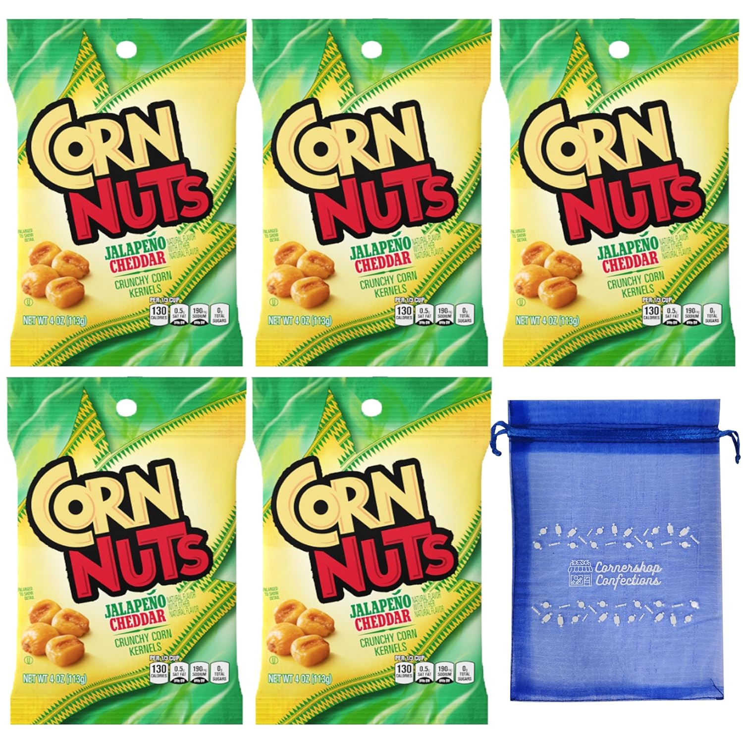 Amazon.com: Corn Nuts Lover's Jalapeno Cheddar Flavored Bundle Pack - 5 ...