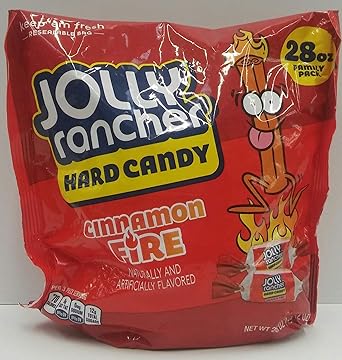Amazon.com : Jolly Ranchers Cinnamon Fire Hard Candy 28 oz Family Pack ...