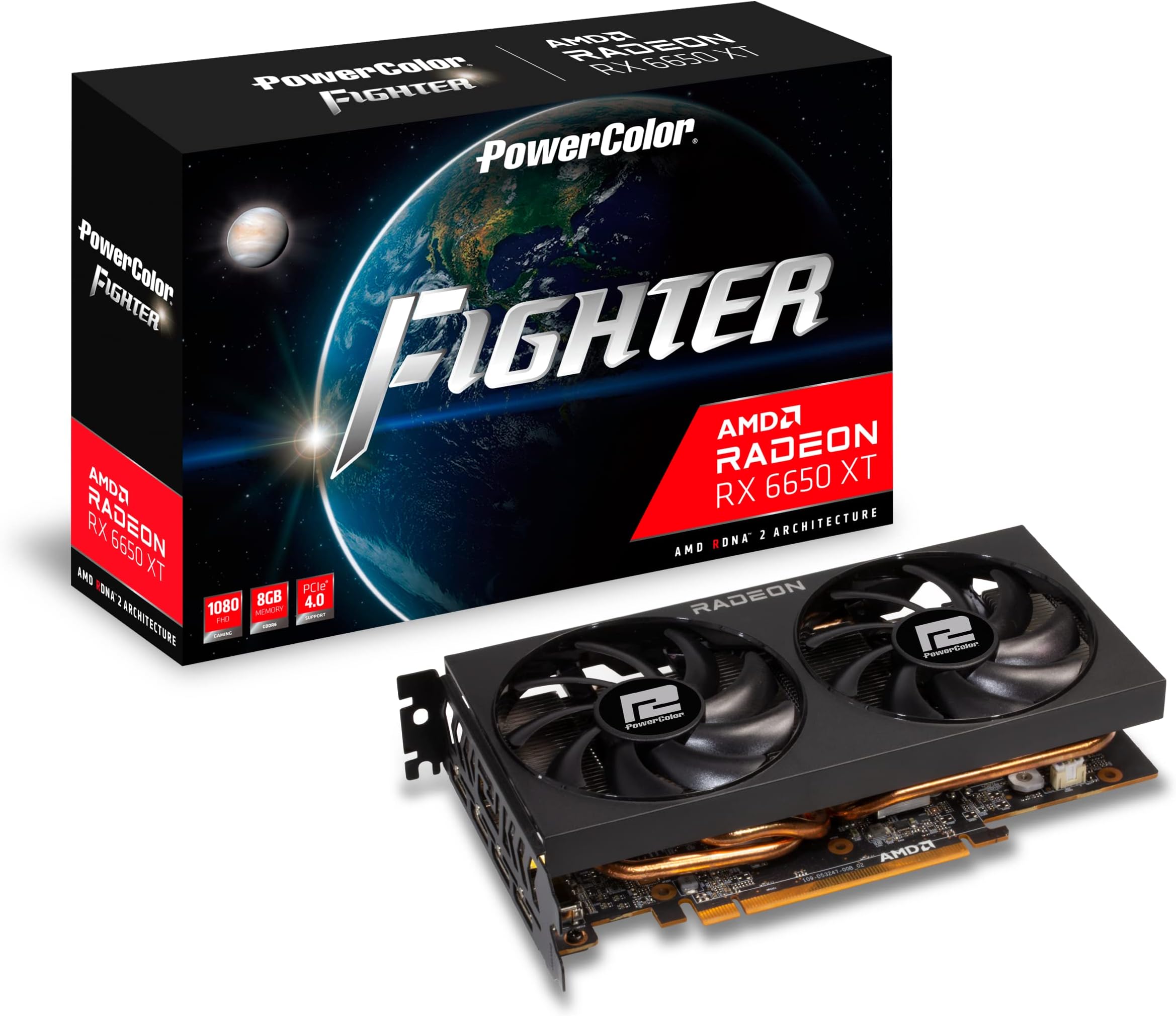Amazon.com: PowerColor Fighter AMD Radeon RX 6600 Graphics Card with ...