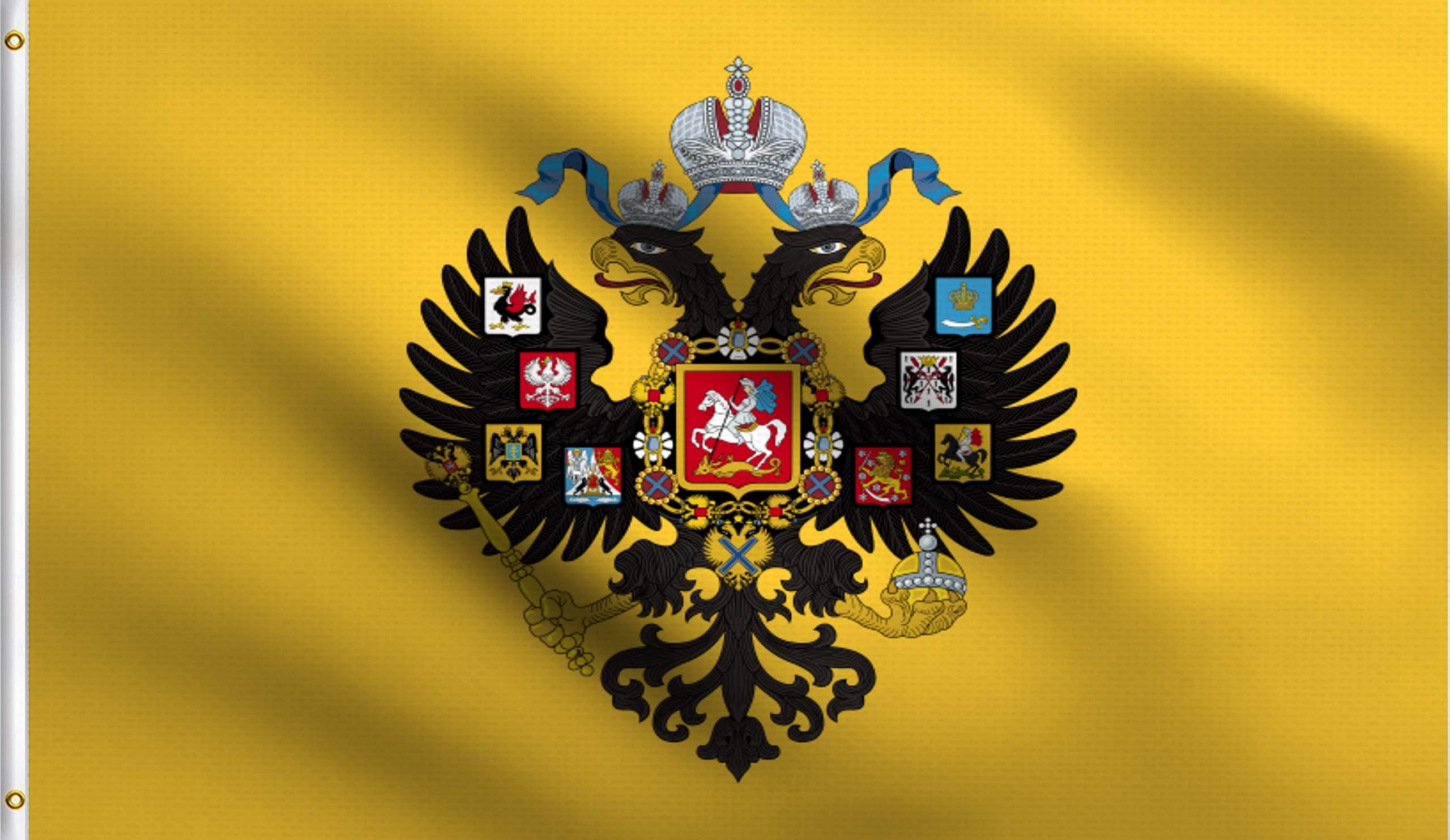 Amazon.com : DMSE Imperial Russia WWI Royal Russian Flag 3X5 Ft Foot ...