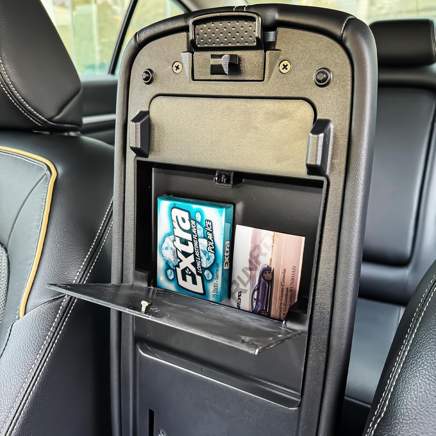 Amazon.com: RUNROAD Center Console Hidden Storage Box Compatible with ...
