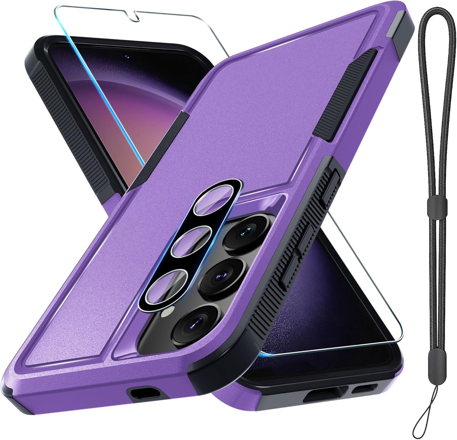 Amazon.com: RMOCR Case for Samsung Galaxy S24 Plus, Full Body Heavy Duty Rugged Shockproof ...