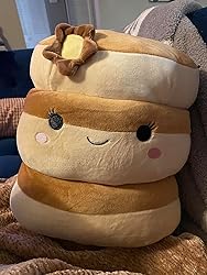 Amazon.com: Squishmallows Original 12-Inch Rayen Pancake 3-Stack with ...