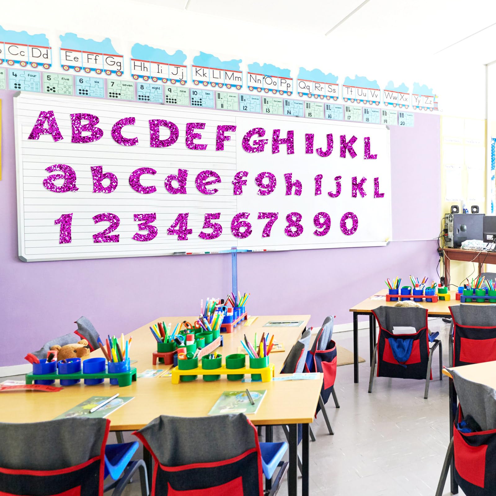 Snapklik.com : Colarr 216 Pcs Glitter Bulletin Board Letters For ...