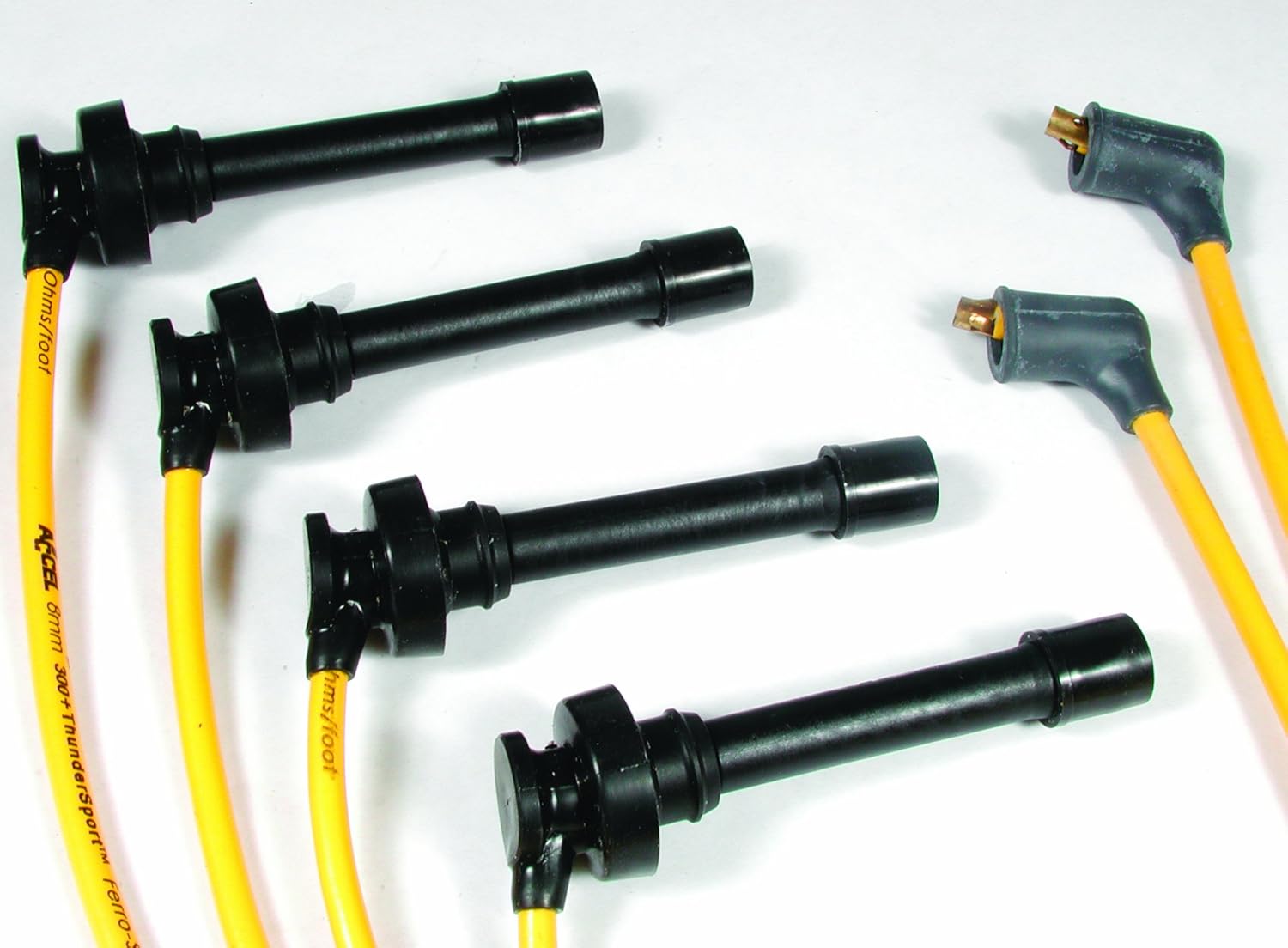 Amazon.com: Accel 7922Y 300 Plus ThunderSport Yellow Ferro-Spiral Spark ...