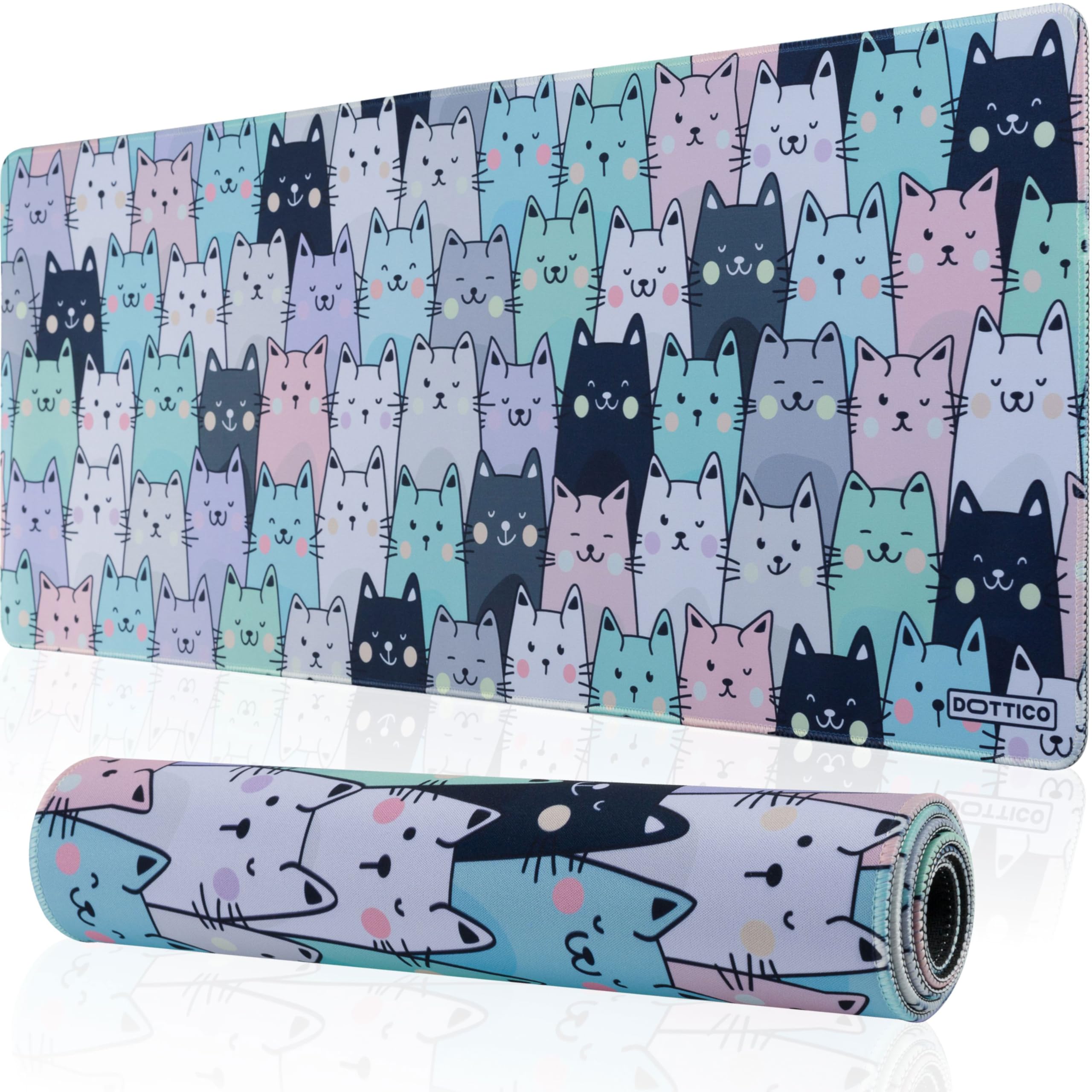 Amazon.com : DOTTICO XL Large Gaming Mouse Pad for Desk - Desk Mat for ...