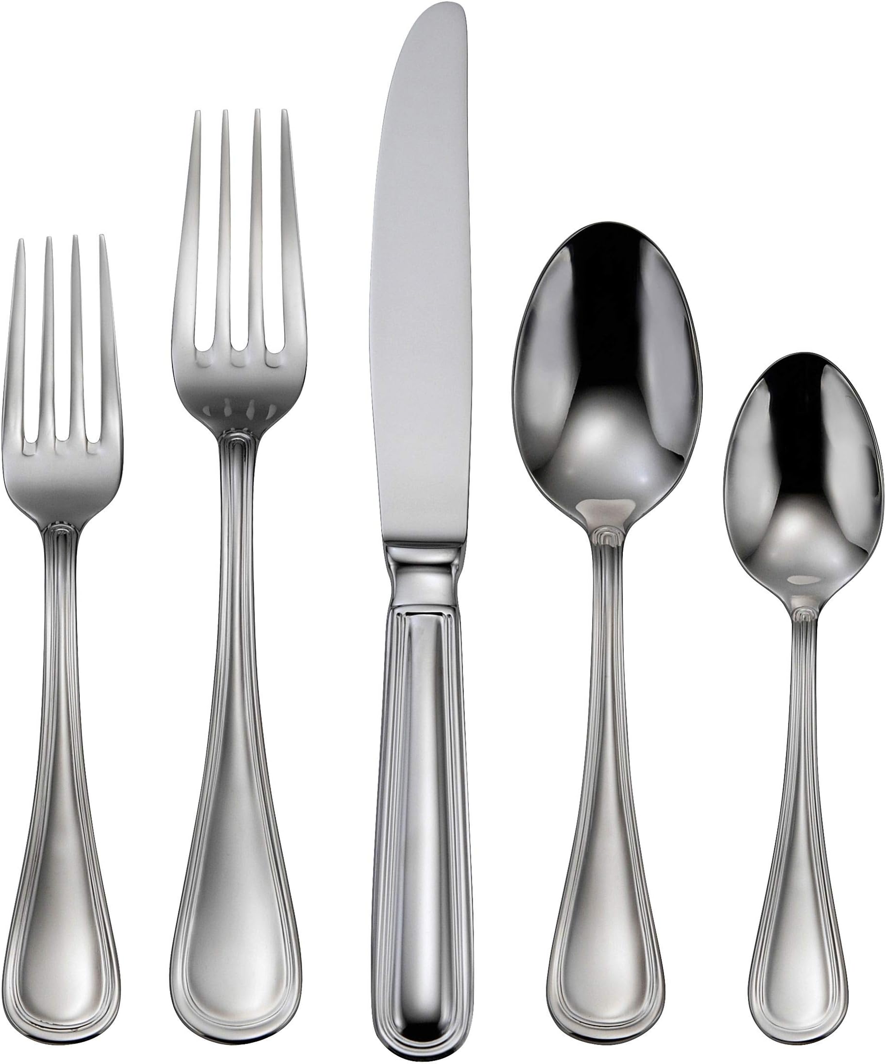 Amazon.com | Oneida Omnia Flatware, 62 Piece, Silver: Serving Sets