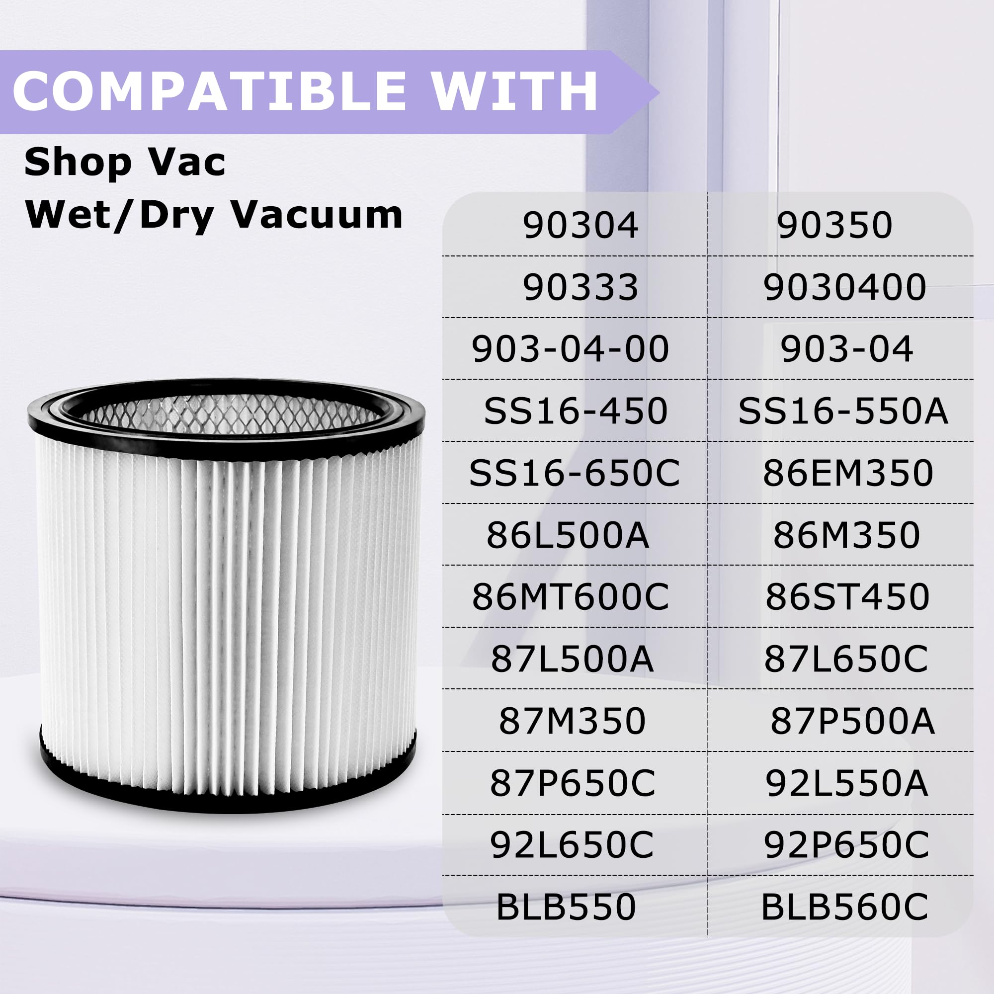Snapklik.com : Replacement Filter For Shop-Vac Shop Vac 90304, 90350 ...