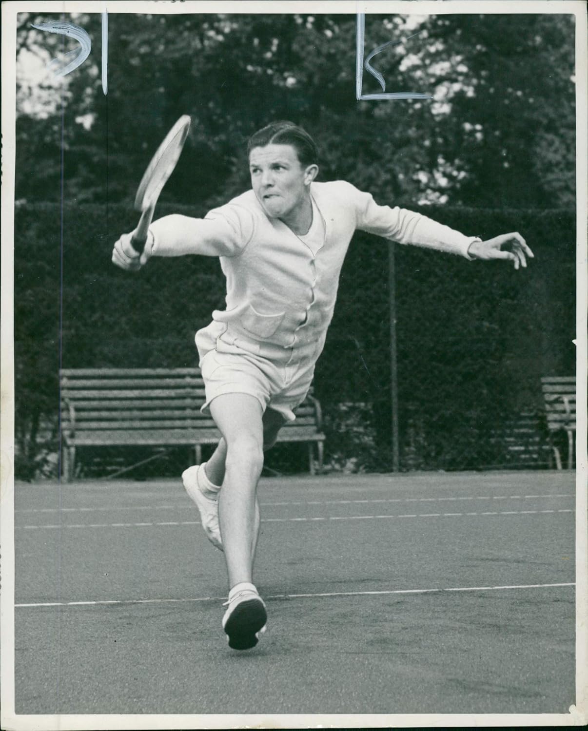 Amazon.com: Vintage photo of Roger Becker British tennis player. : Home ...