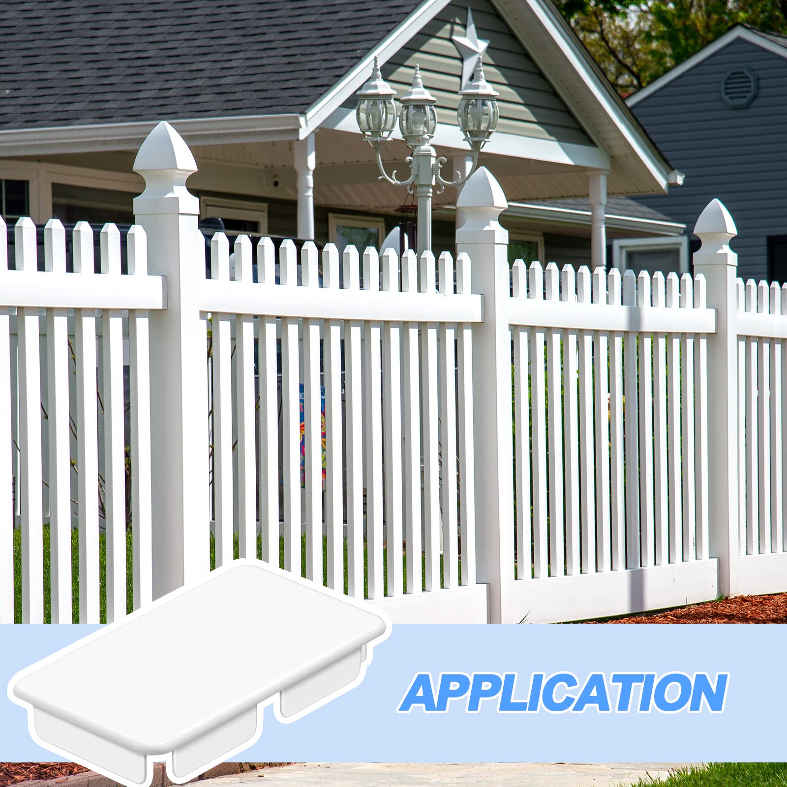 Vinyl Fence Railing Parts Vinyl Fence Rails PVC Fence Rails
