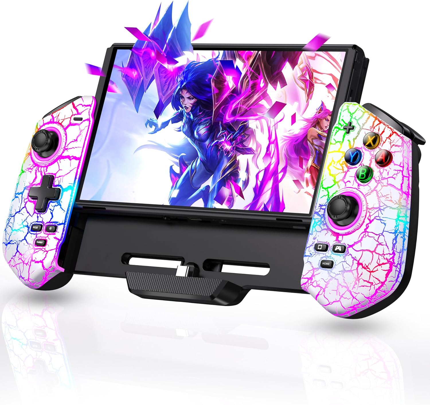 Amazon.com: Switch Controller for Nintendo Switch/OLED, Hall Effect ...