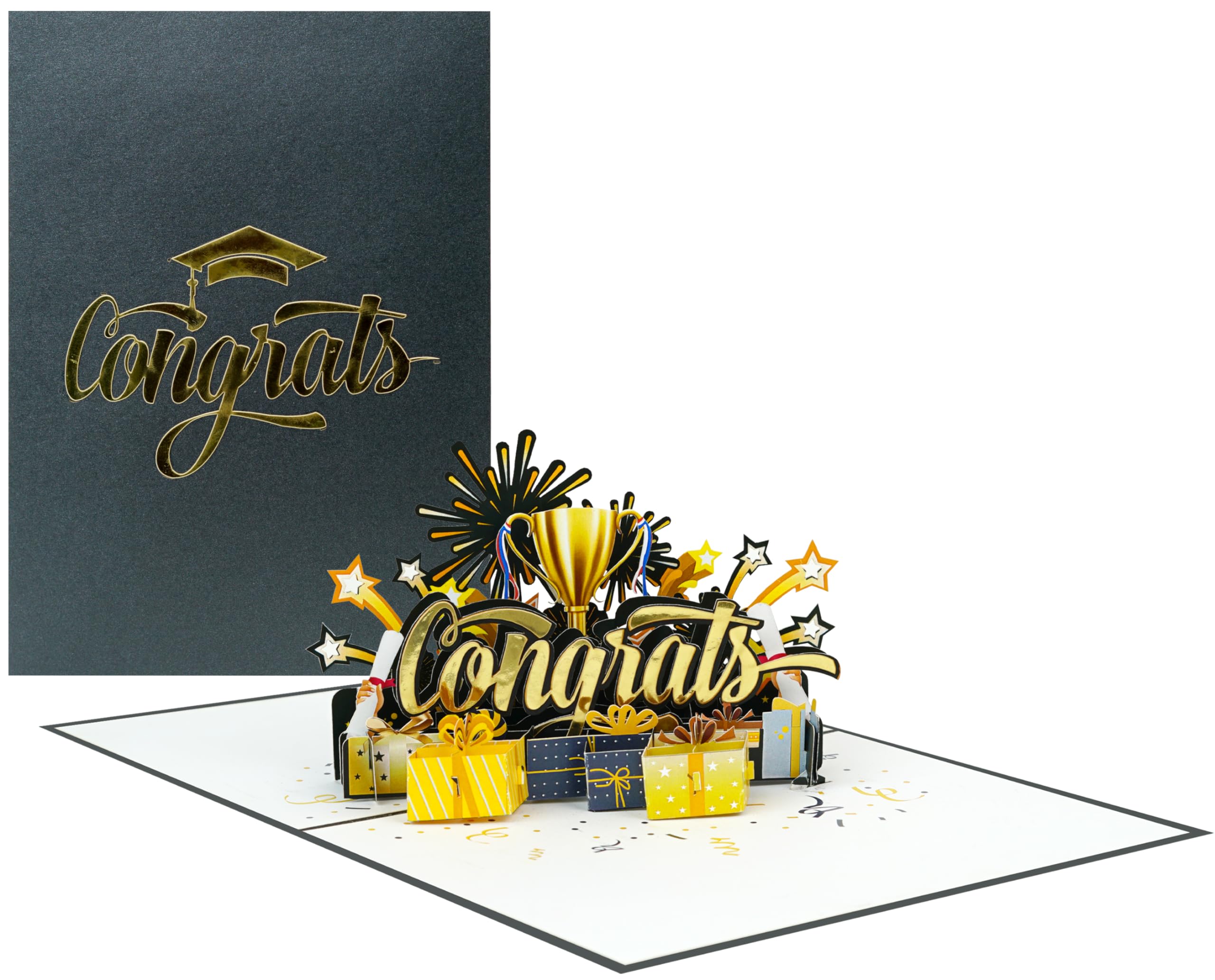 Amazon.com : iGifts And Cards Commencement Cheers - 3D Pop-Up ...