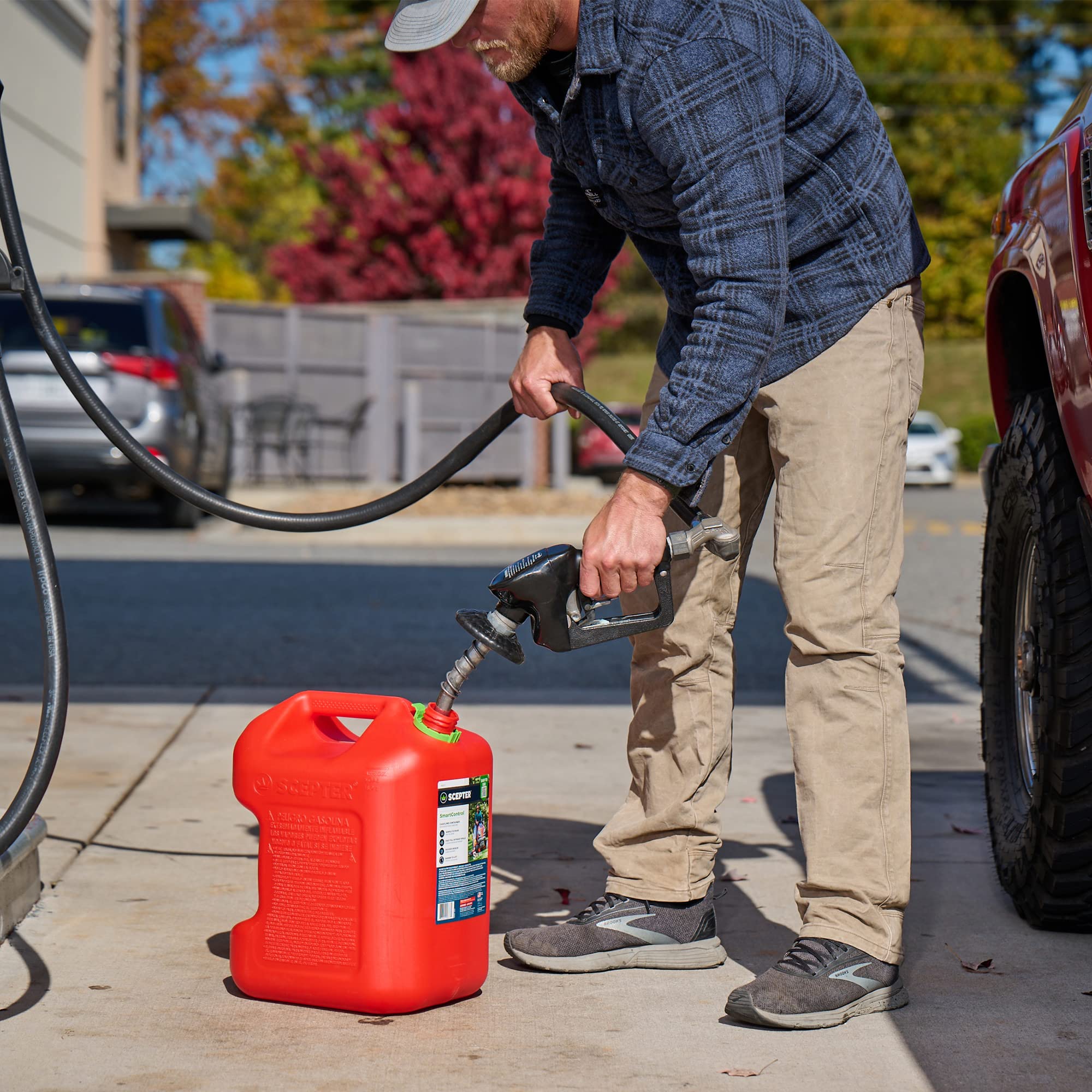 Snapklik.com : Scepter SmartControl Plastic Dual Handle 5 Gal Gasoline ...