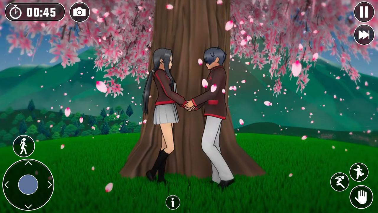 Anime High School Yandere Girl Life Simulator - Real School Sakura Girl ...