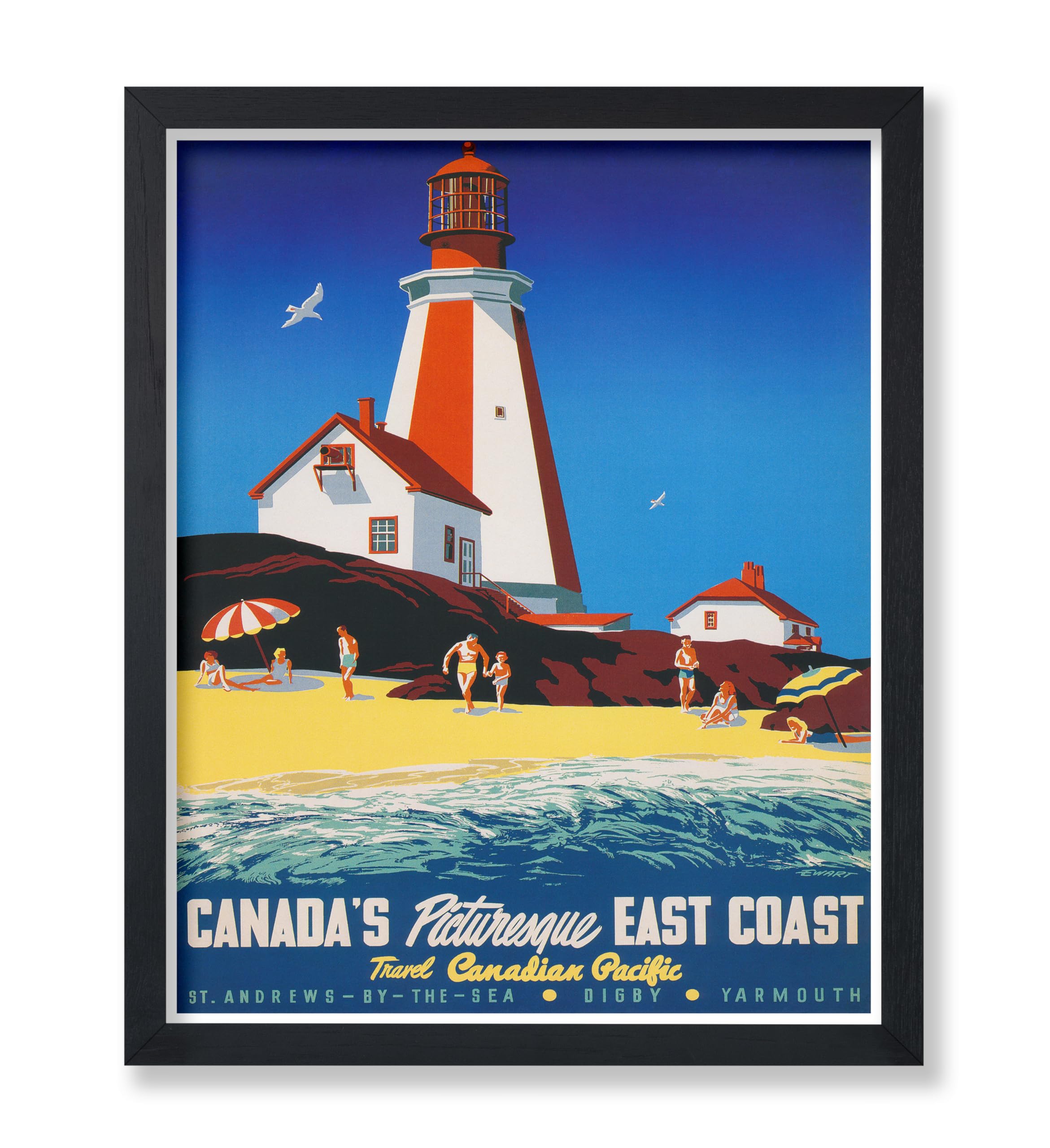 Amazon.com: Poster Master Vintage Travel Poster - Retro Canada Print ...