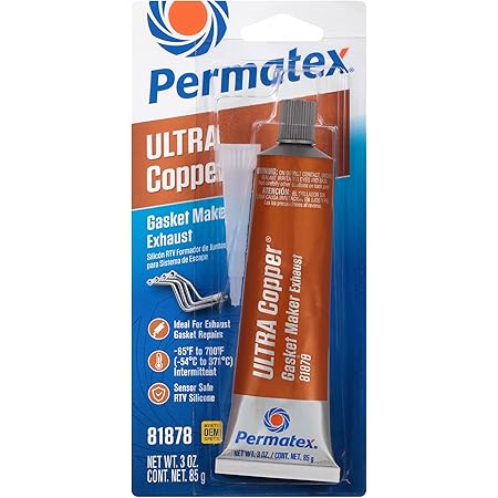 Amazon.com: Permatex 81160 High-Temp Red RTV Silicone Gasket, 3 oz ...