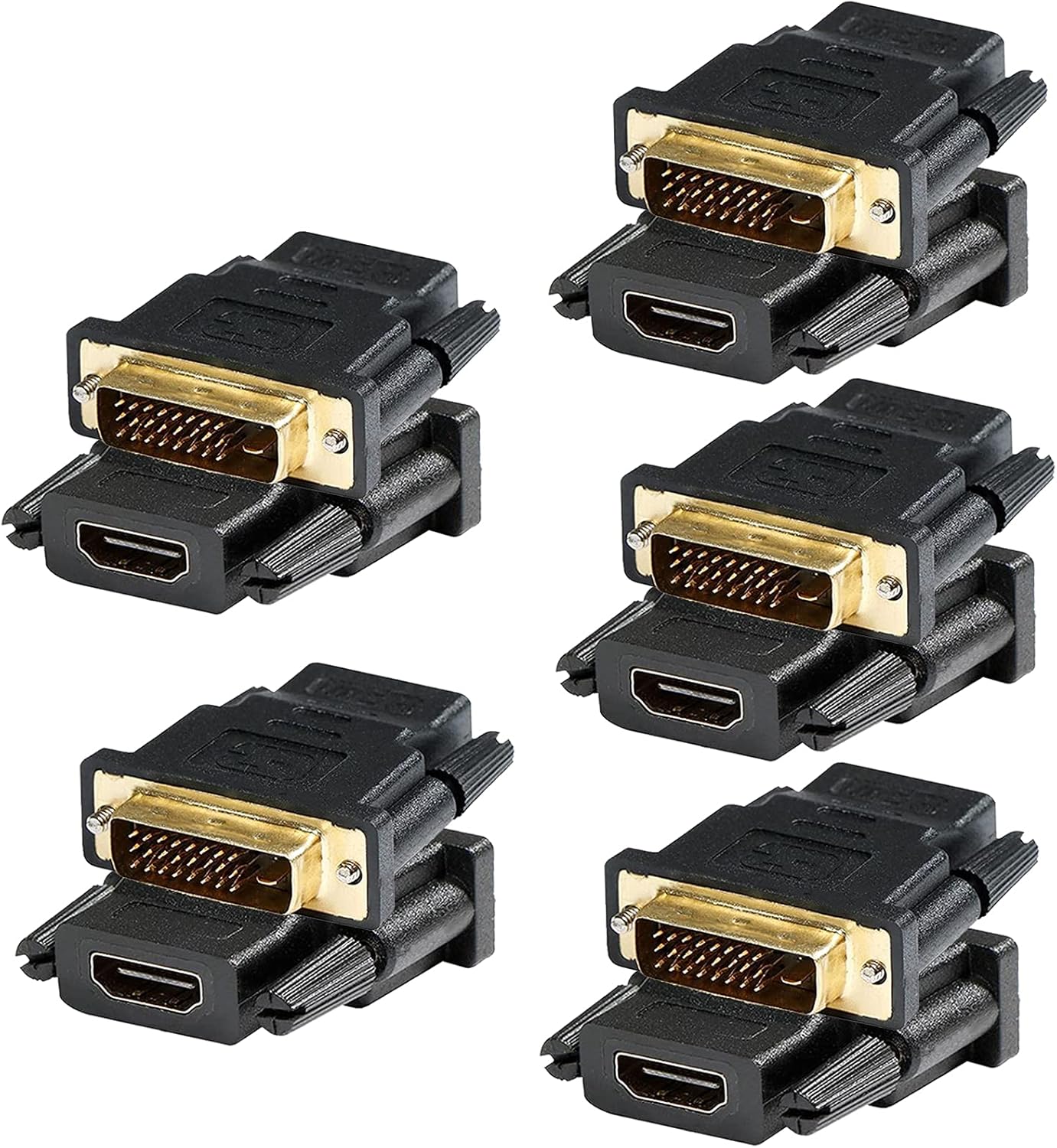 Amazon.com: UKYEE HDMI Female to DVI Adapter 10-Pack, Gold Plated DVI ...