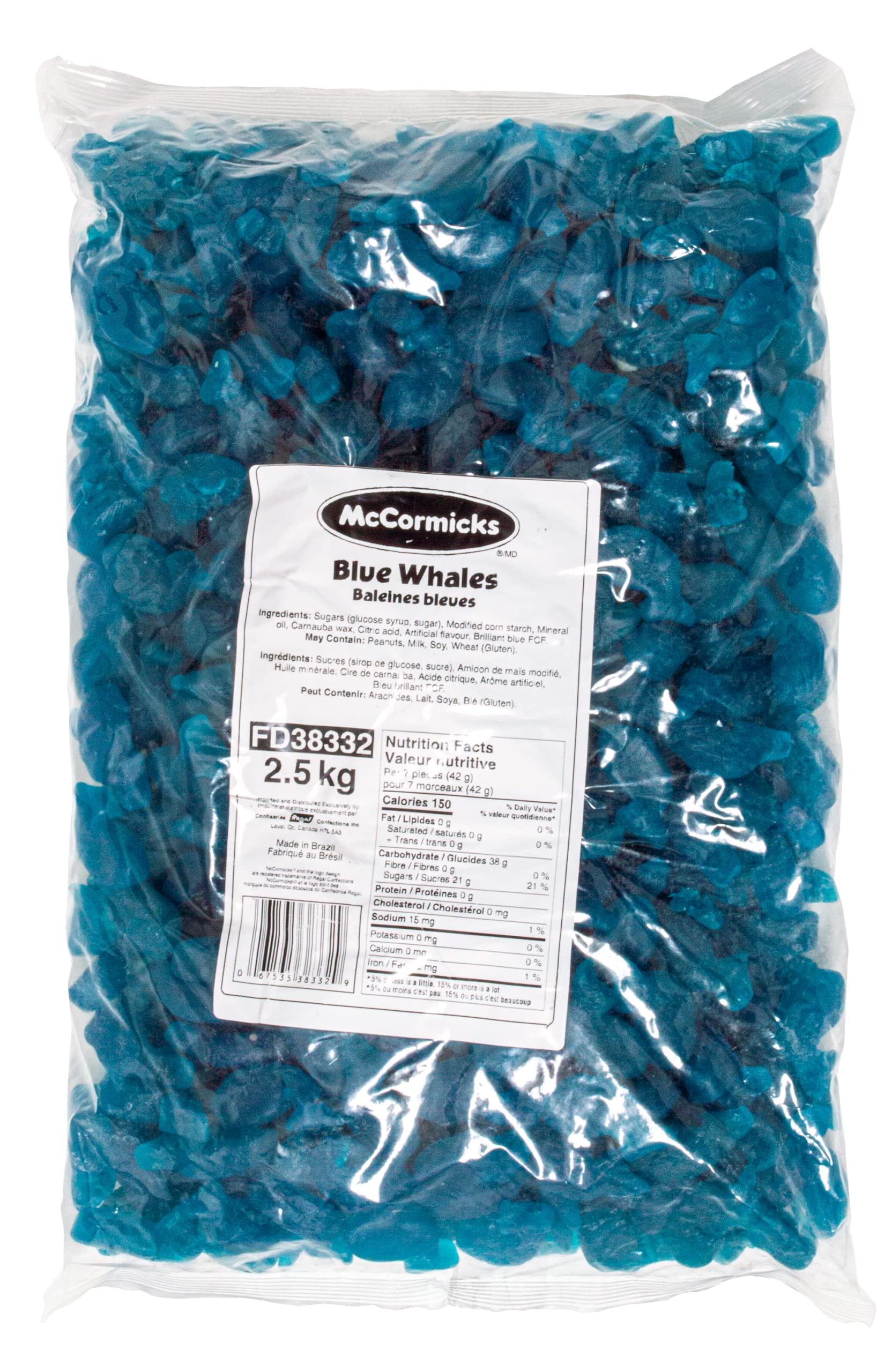 McCormicks, Blue Whales - Gummies - Bulk Candy Bag, 1.8kg : Amazon.ca ...