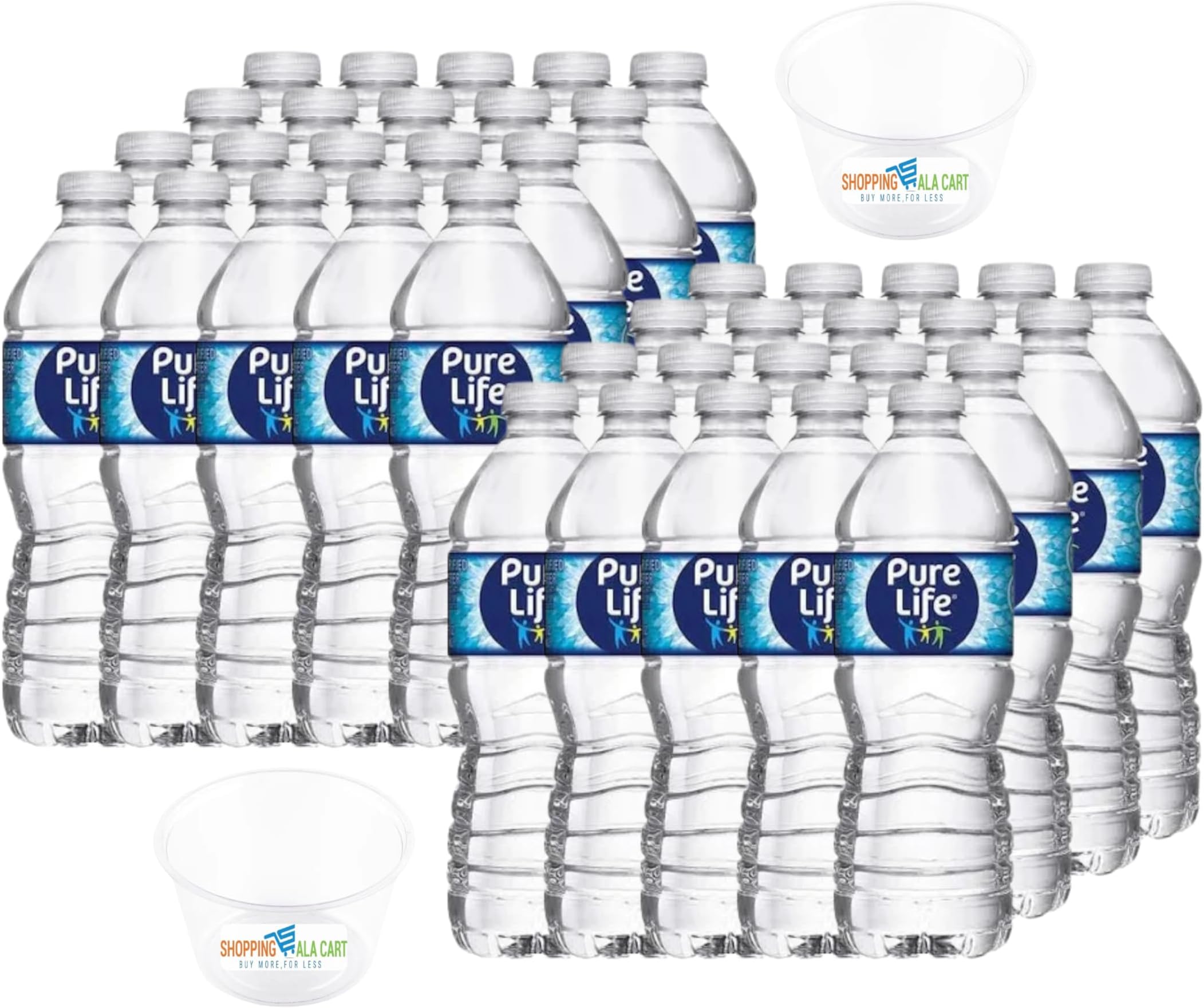 Amazon.com: Niagara Purified Drinking Water - 16.9oz Bottles, 40 ...
