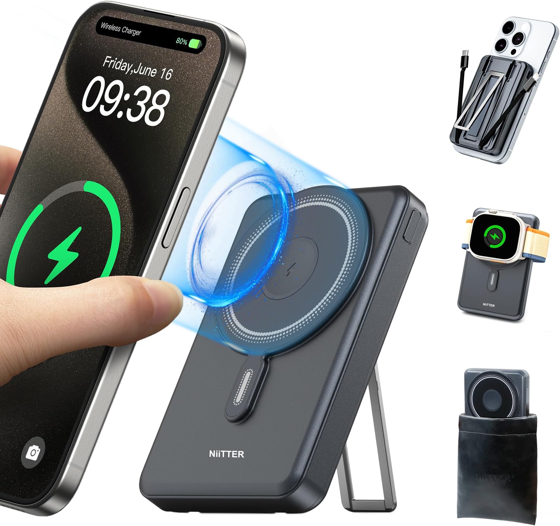 Amazon.com: Travelpod 5-in-1 Powerpack Universal Portable Travel ...