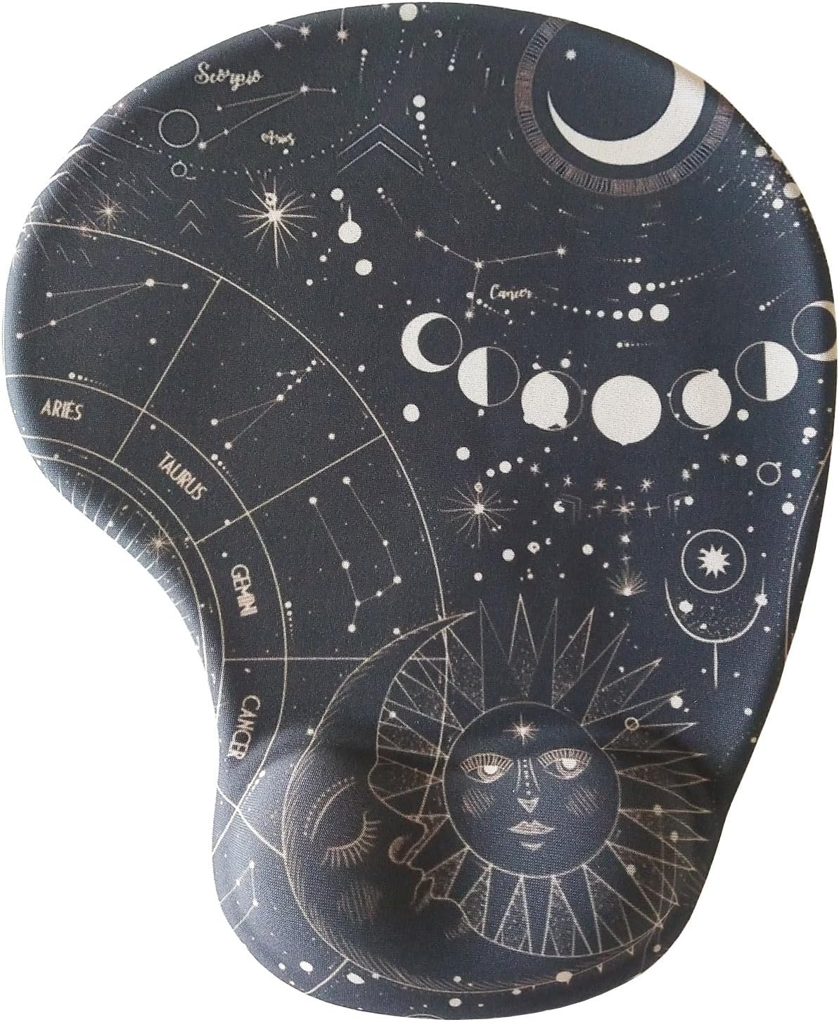 Amazon.com: Ergonomic Aesthetic Portable Mouse Pad Non-Slip Computer ...
