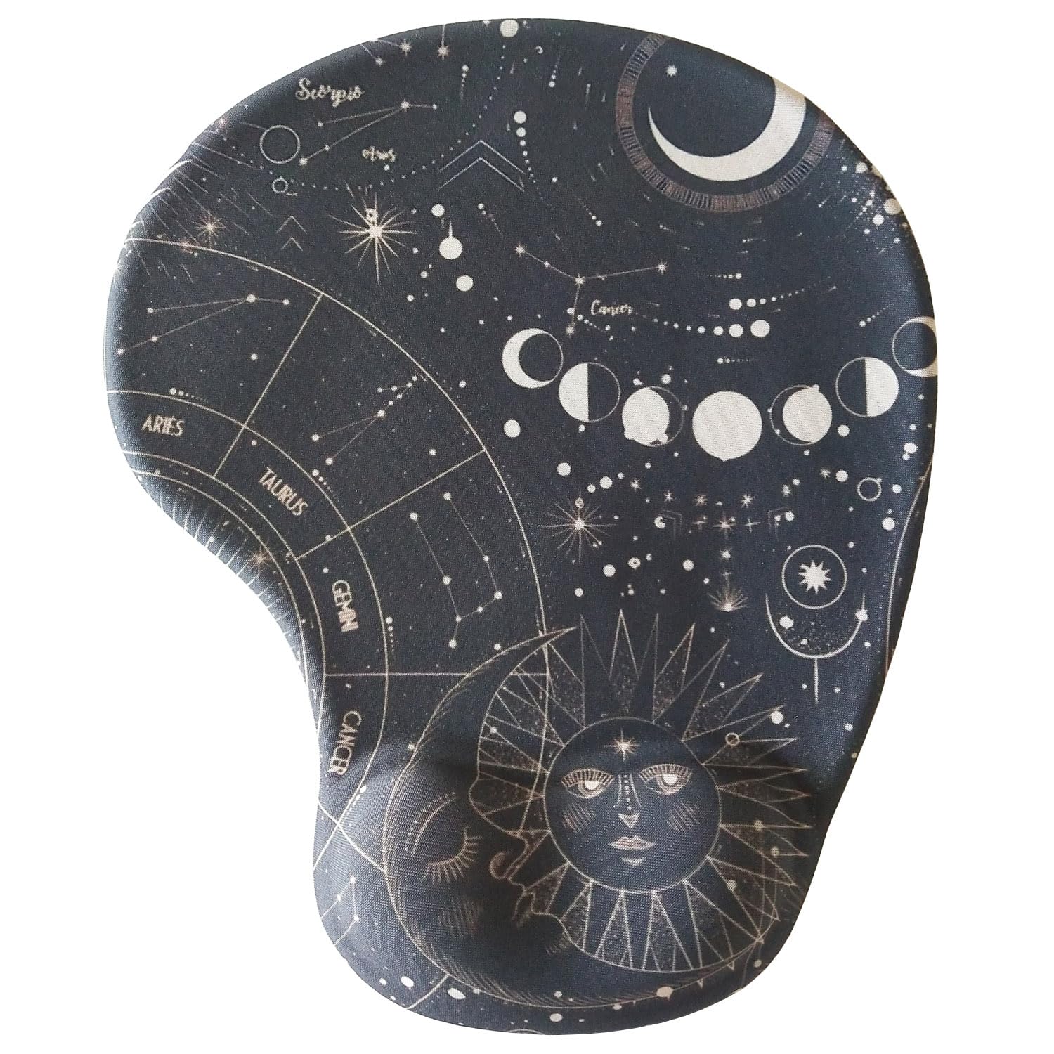 Amazon.com: Ergonomic Aesthetic Portable Mouse Pad Non-Slip Computer ...