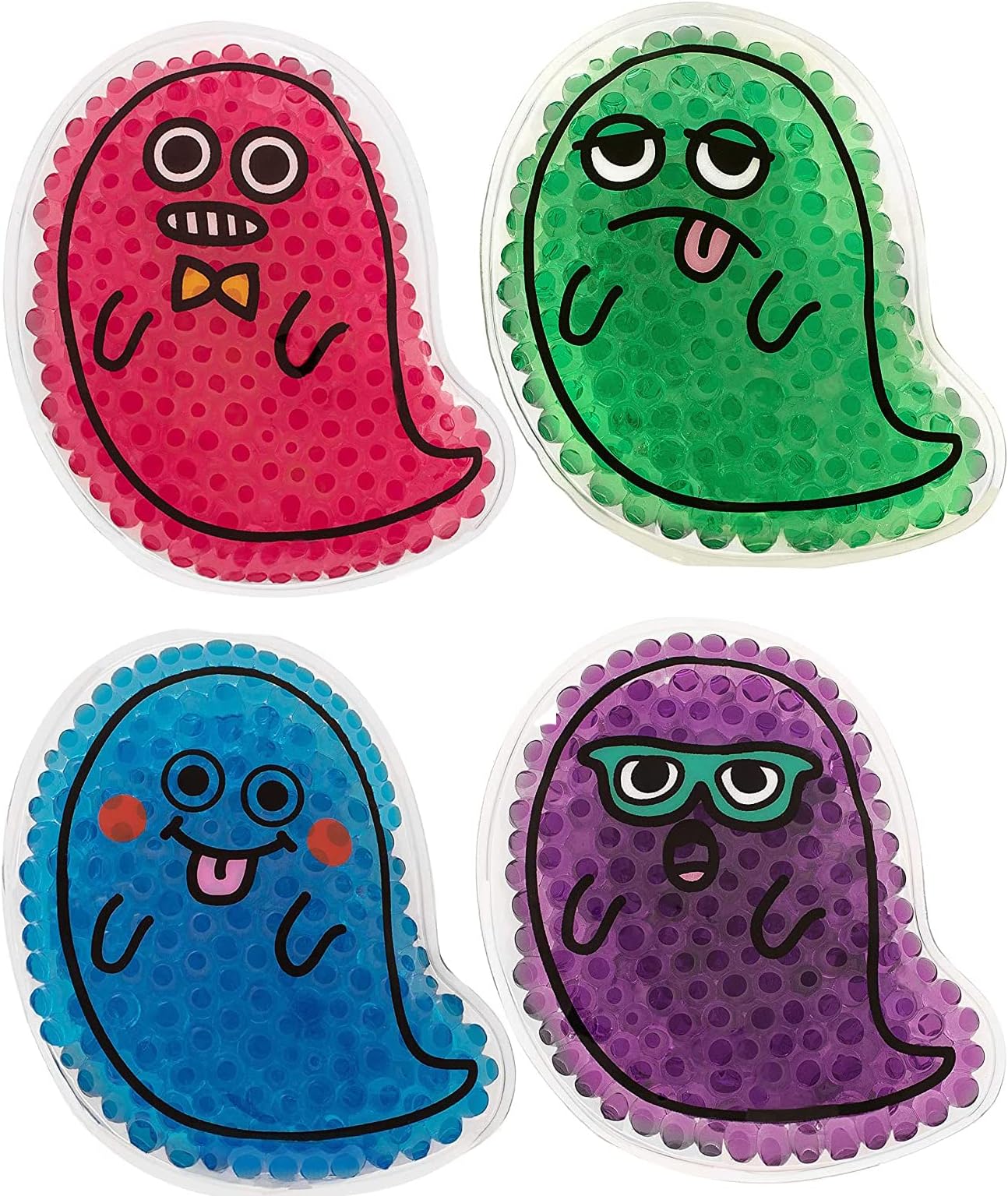 Amazon.com: Kids Ice Packs Small, Hot and Cold Therapy Gel Beads | Boo ...