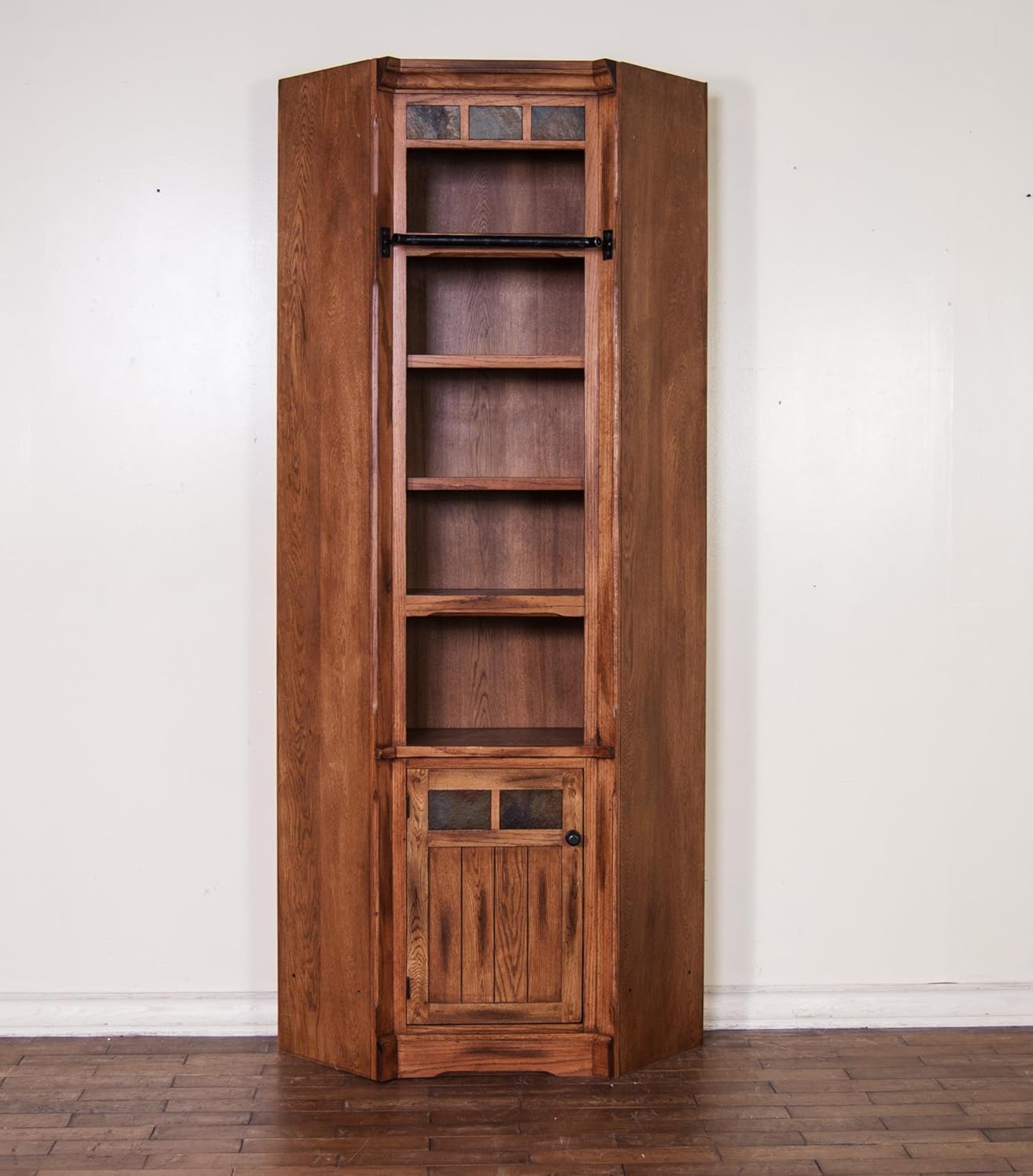 Amazon.com: Sunny Designs Sedona Inside Corner Bookcase : Home & Kitchen