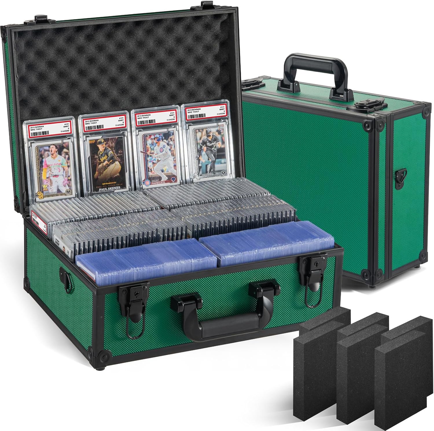 Amazon.com: Graded Card Storage Box, Trading Cards Slab Carrying Case ...