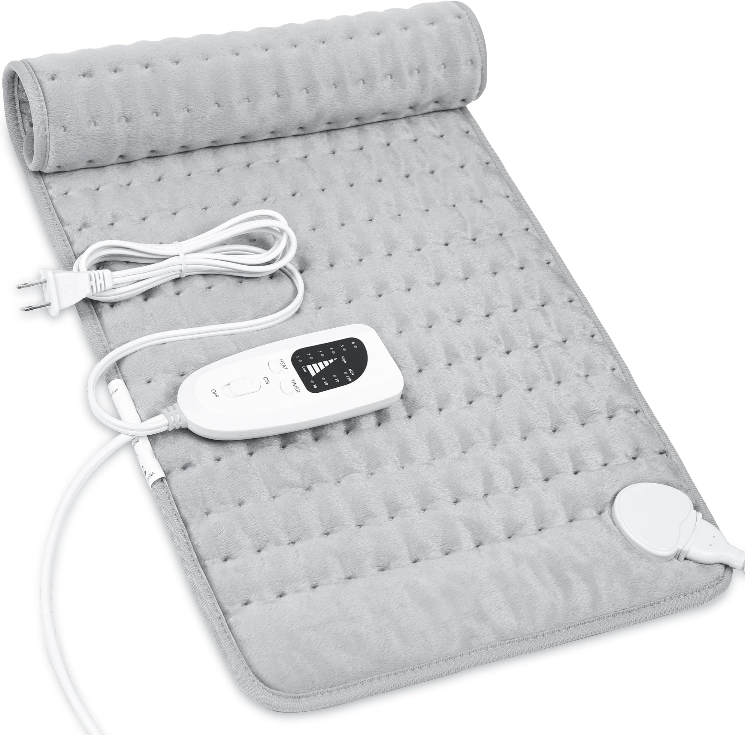Amazon.com: Sunbeam XL Heating Pad for Back, Neck, and Shoulder Pain ...