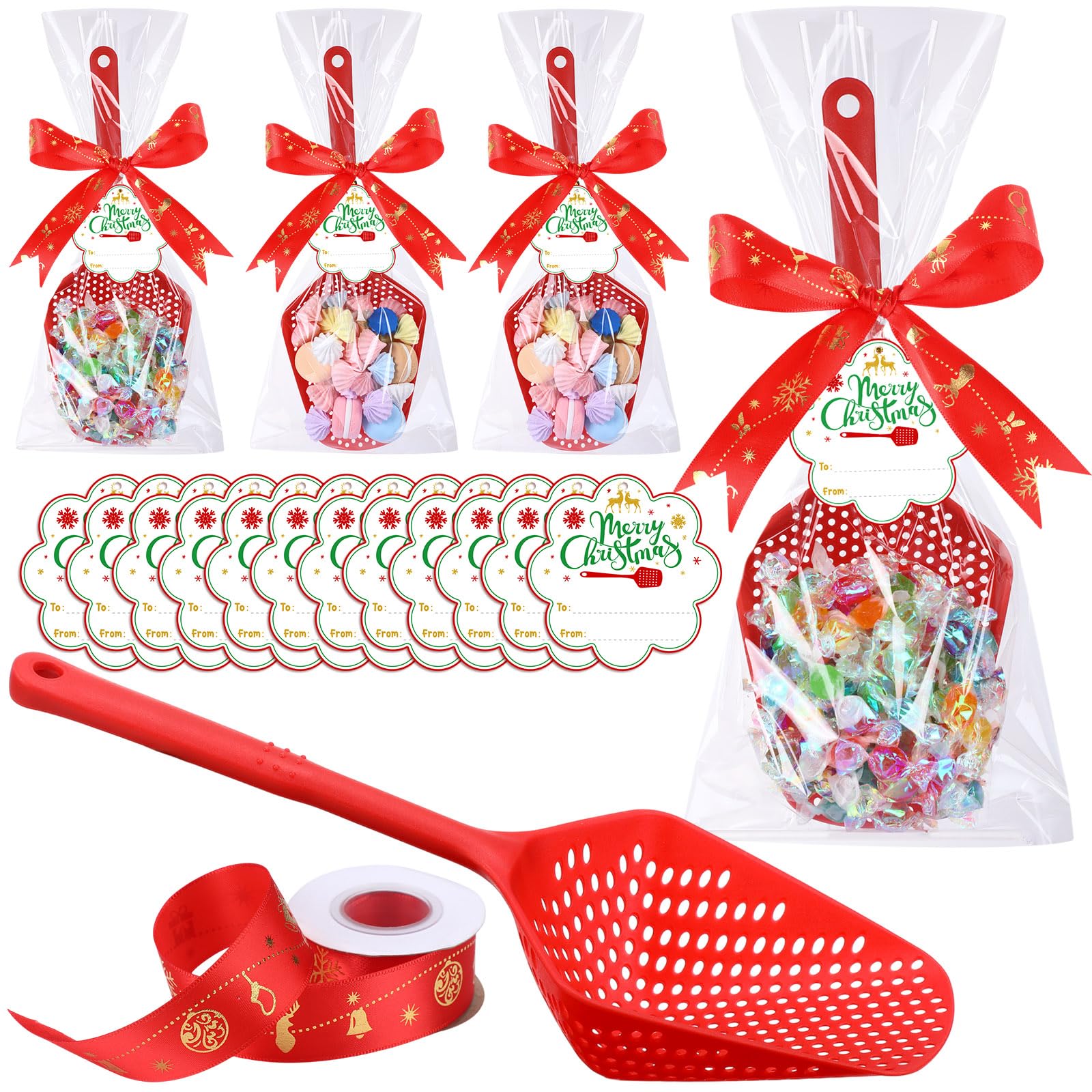 Amazon.com: Reallnaive 24 Sets Christmas Kitchen Utensils Gifts Include ...