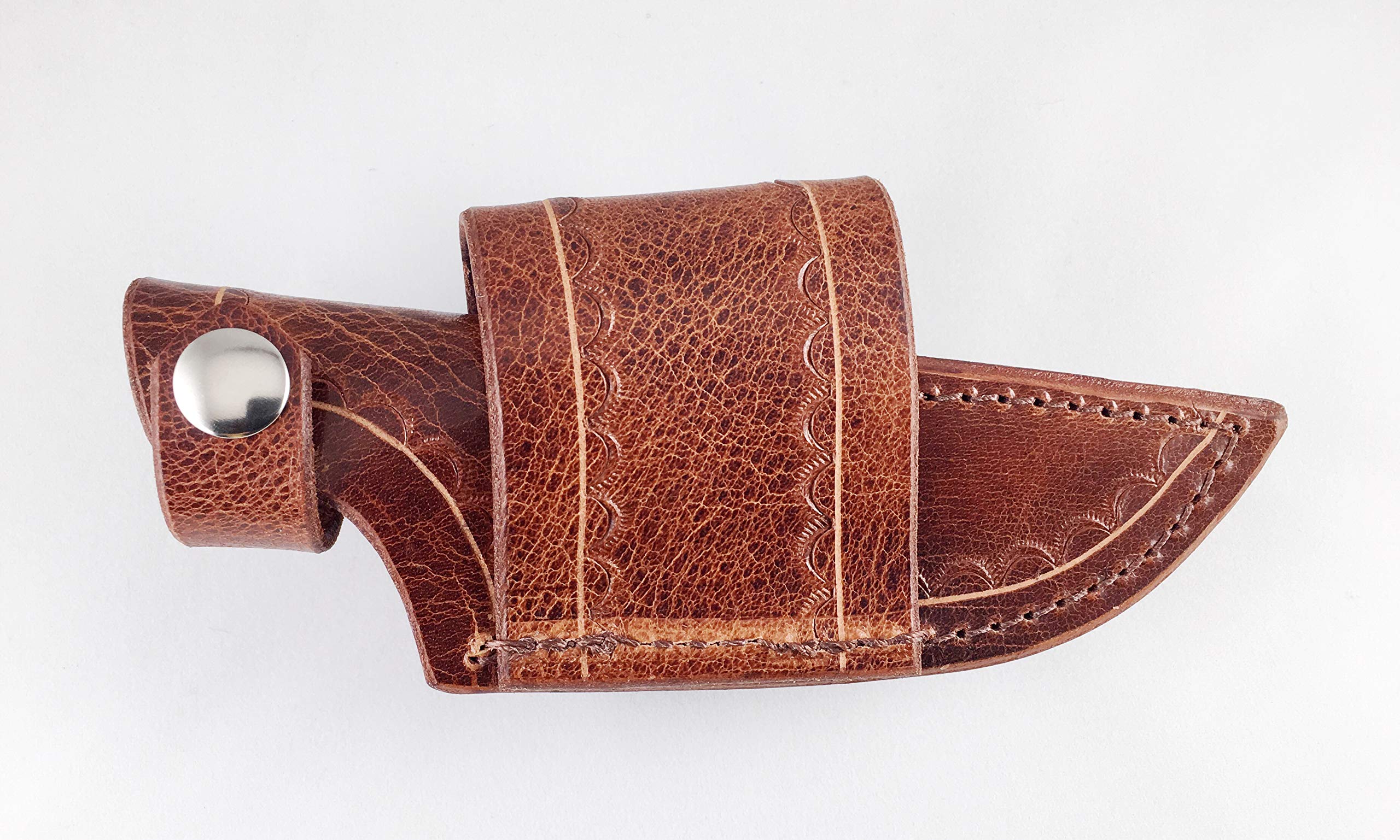 Buy Custom Leather Sheath for Schrade Old Timer Sharp 1520T Finger ...