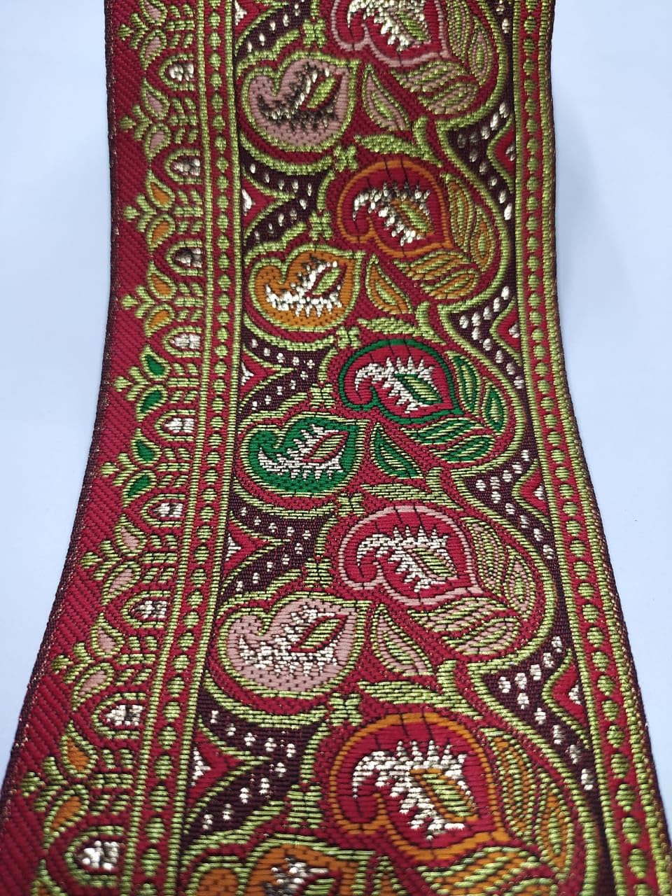 Lace Border For Saree, Jacquard Woven Heavy Design Falls Lace Border ...