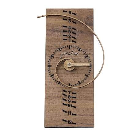 Buy ZENNTINO Fibonacci Desk Clock, Decorative Silent Table Clock for ...