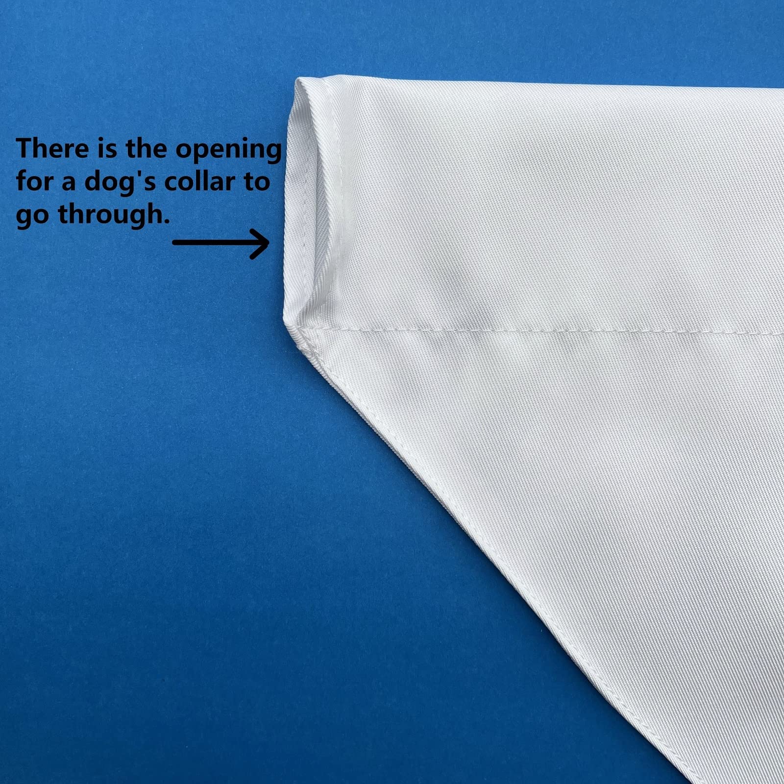 Snapklik.com : 2 Pack Sublimation Blank Cat Bandana Over Collar White ...